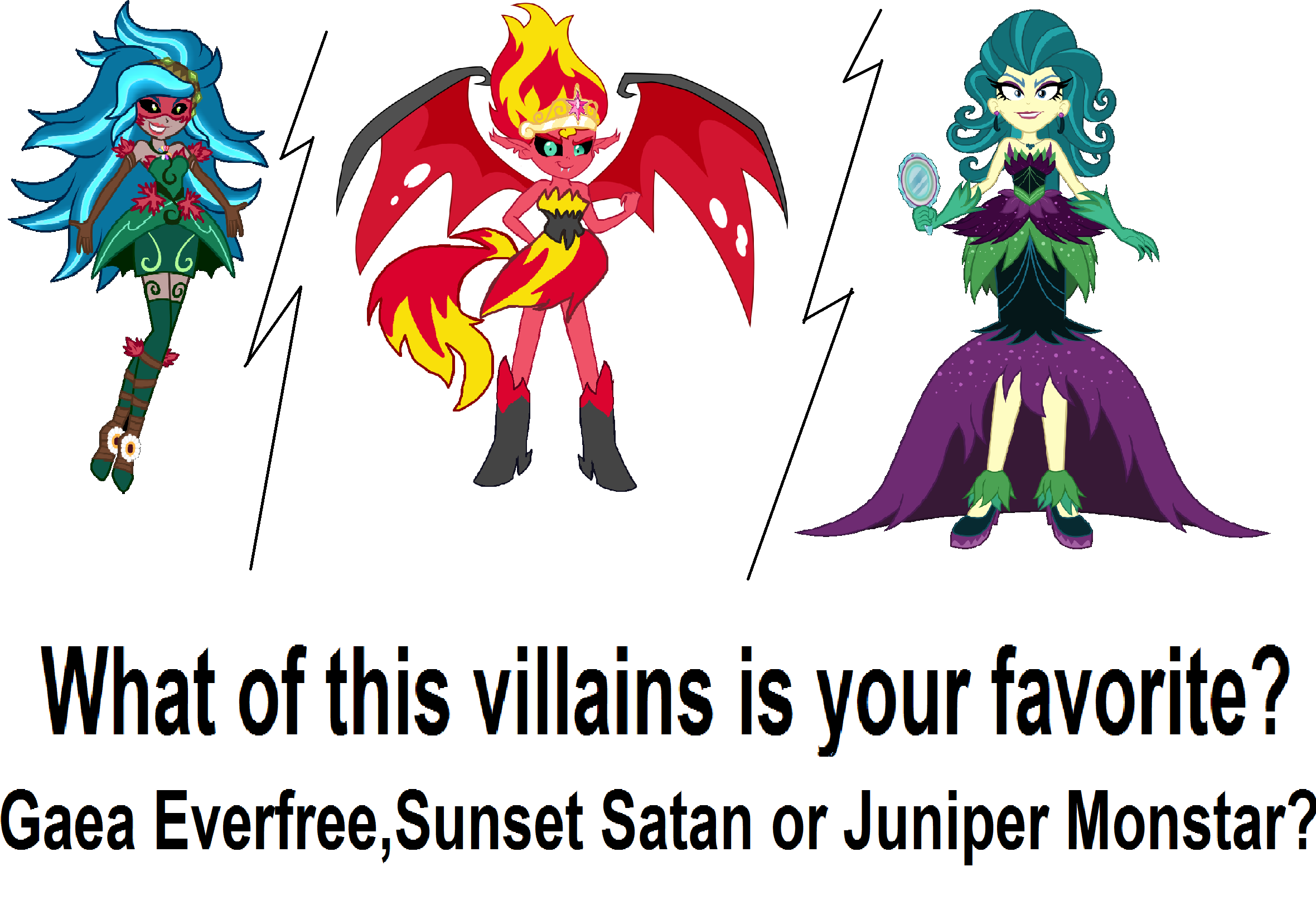 #1524348 - safe, gaea everfree, gloriosa daisy, juniper montage, sunset ...