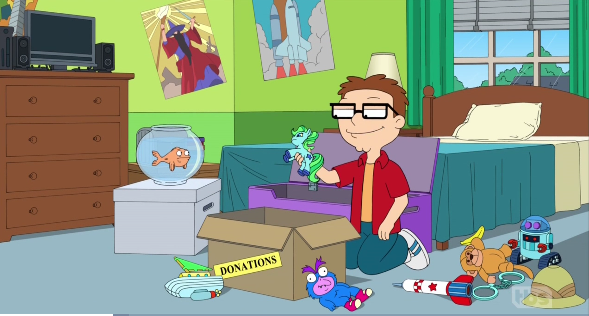 #1504379 - safe, screencap, pony, american dad, brony, brony stereotype ...