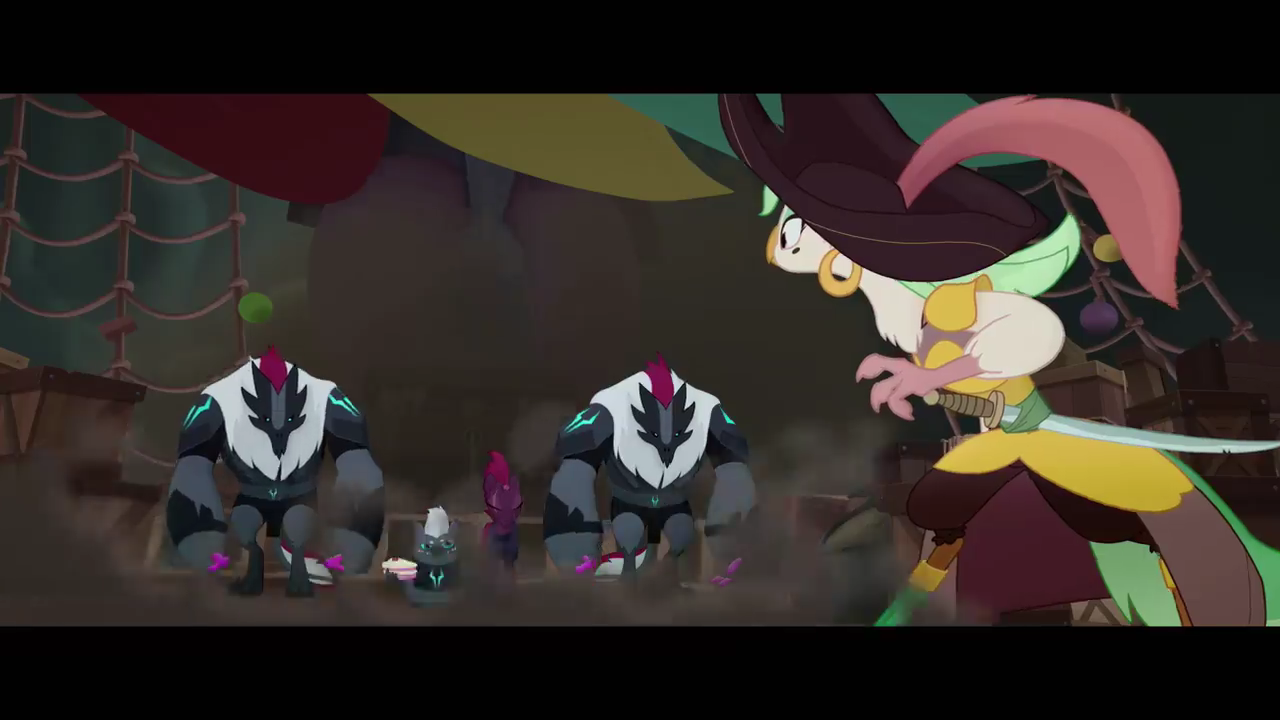 #1533697 - safe, screencap, captain celaeno, grubber, tempest shadow ...