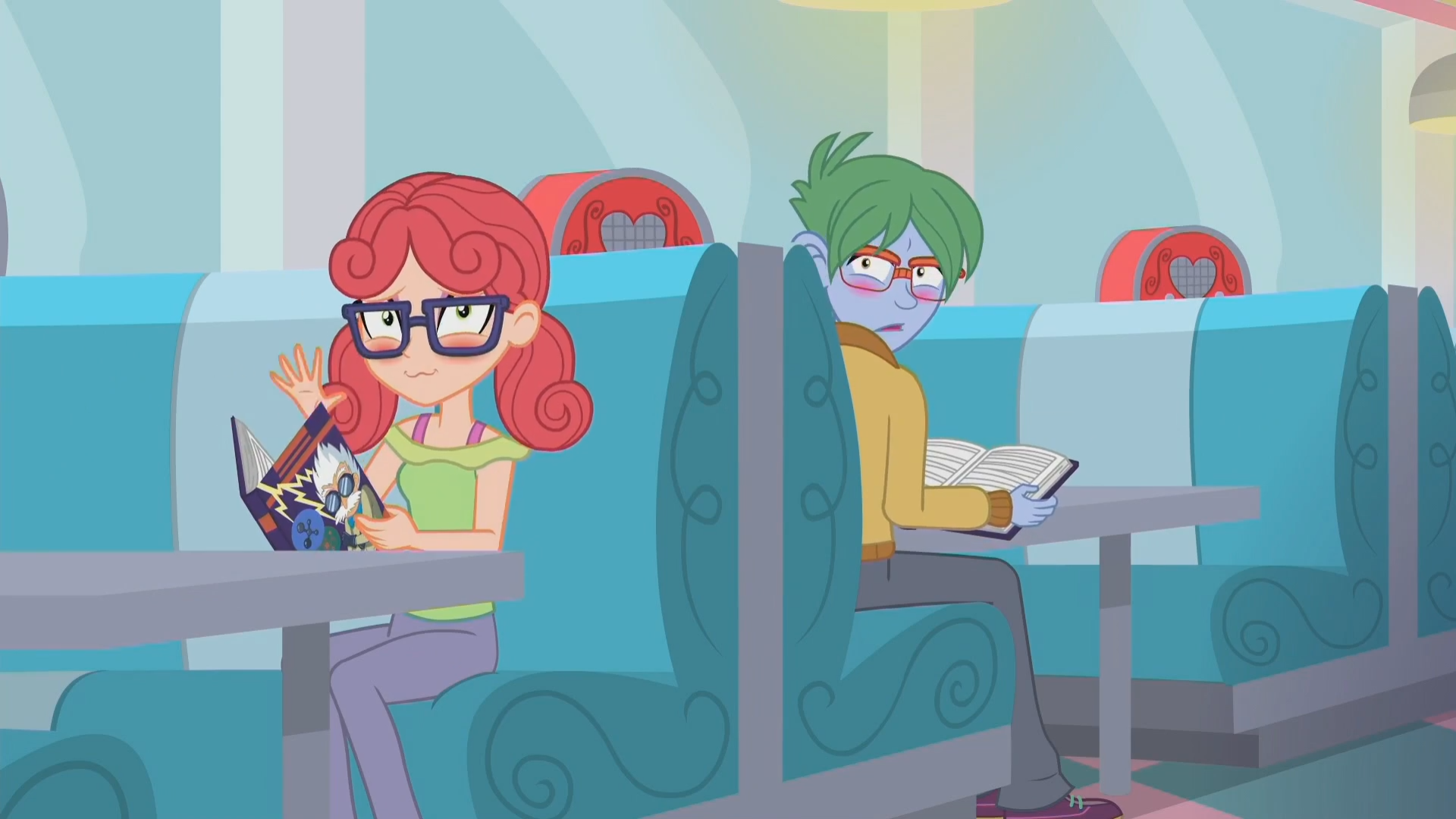 #1542382 - safe, alizarin bubblegum, celery stalk, coinky-dink world ...