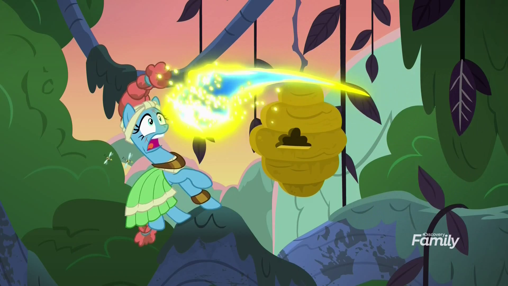 #1543157 - safe, screencap, meadowbrook, bee, flash bee, a health of ...