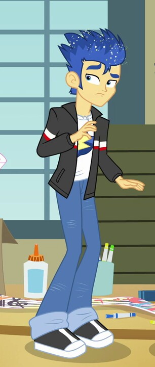 #1528685 - safe, screencap, flash sentry, a banner day, equestria girls ...