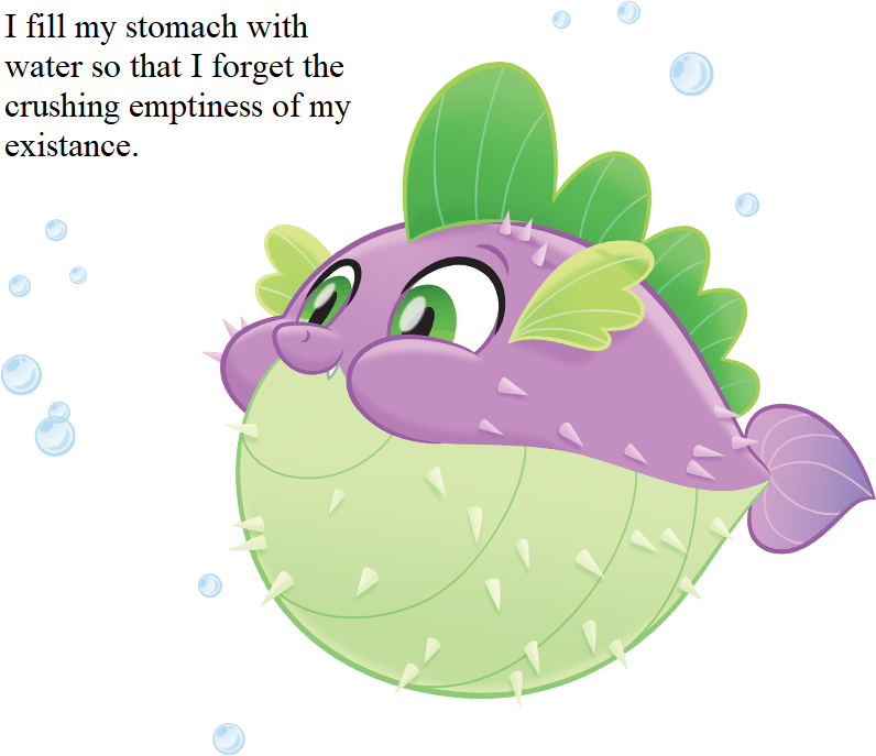 #1528876 - safe, edit, spike, puffer fish, my little pony: the movie ...