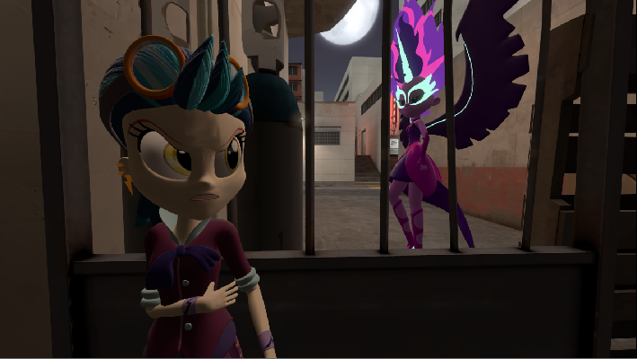 #1531101 - safe, artist:sky chaser, indigo zap, sci-twi, twilight ...