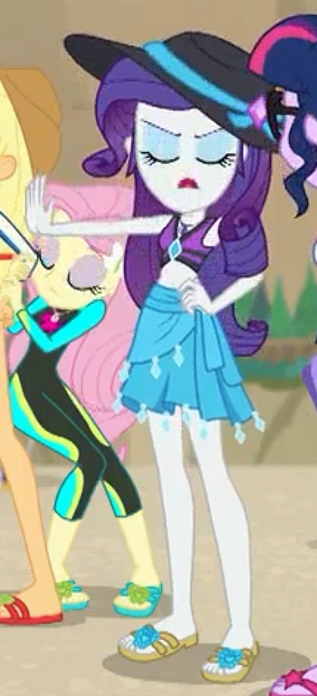 #1637645 - applejack, beach, cropped, equestria girls, equestria girls ...