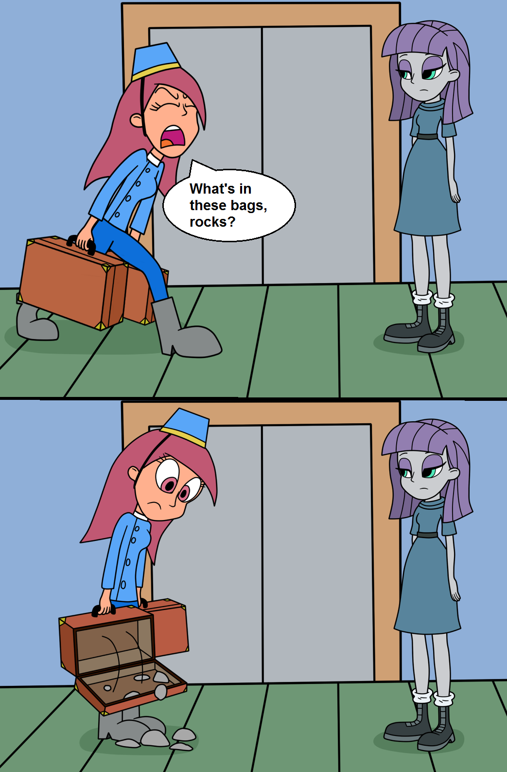 #1639507 - safe, artist:eagc7, maud pie, oc, equestria girls, g4, boots ...