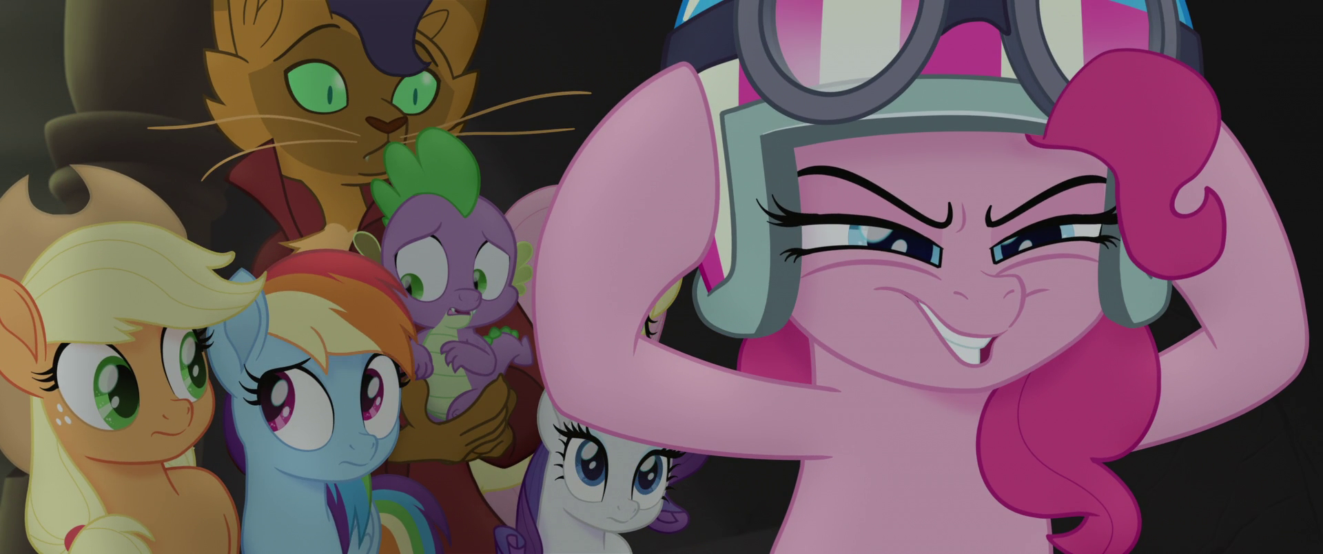 #1642362 - safe, screencap, applejack, capper dapperpaws, fluttershy ...