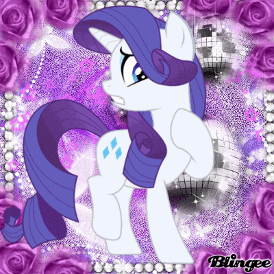 #1644882 - safe, rarity, pony, animated, blingee, disco ball ...