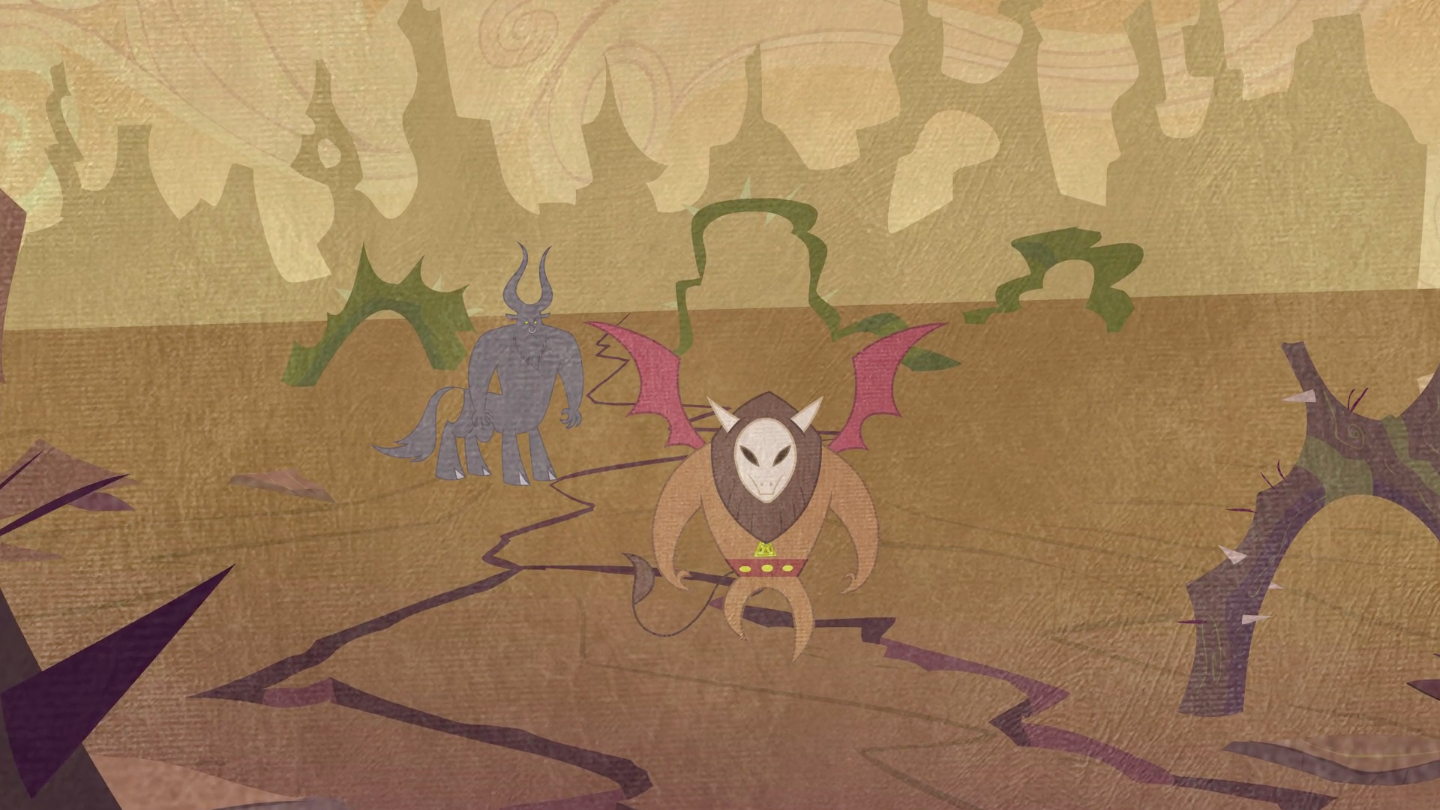#1858517 - safe, screencap, lord tirek, scorpan, centaur, gargoyle, g4 ...