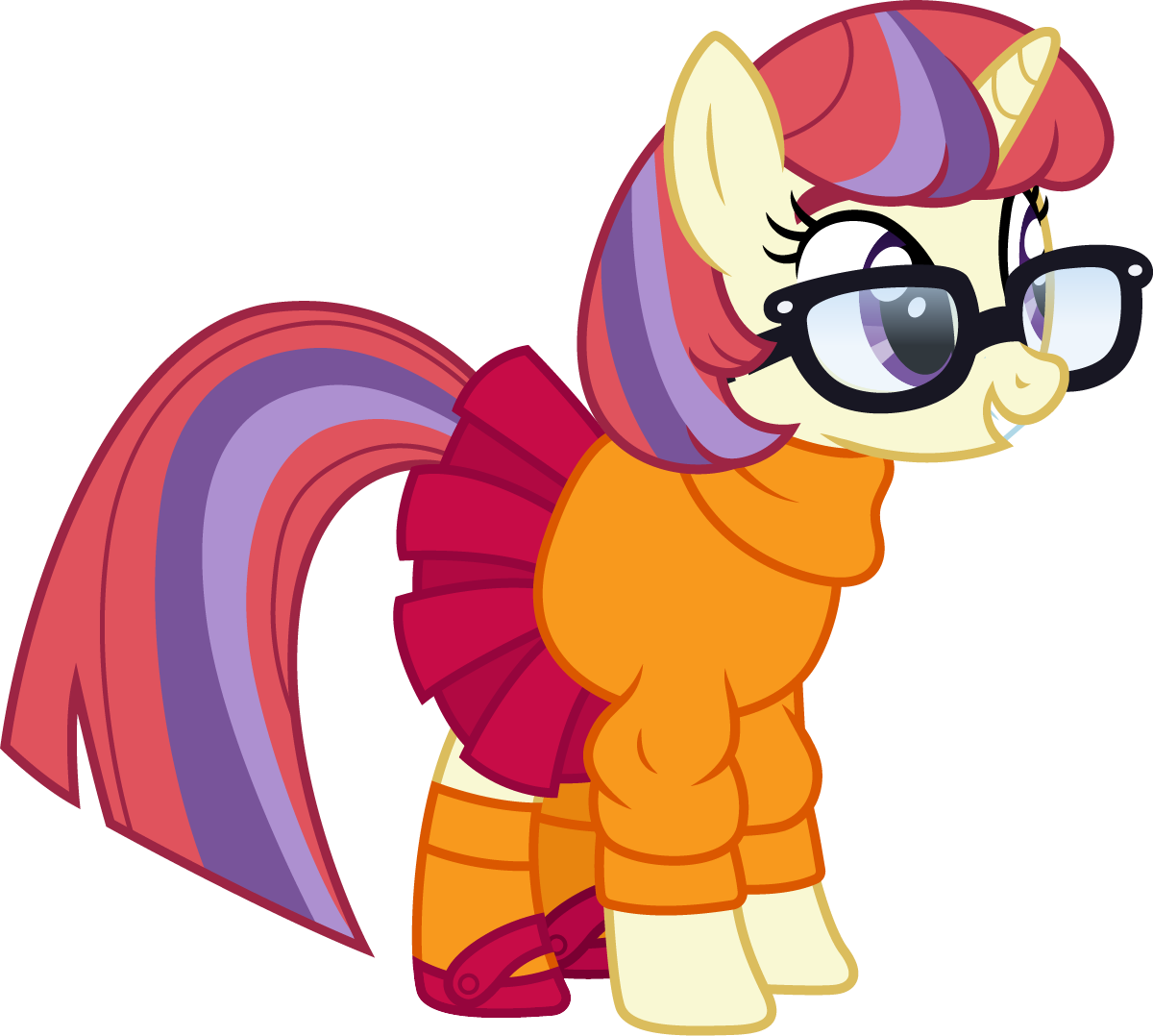 #1859693 - safe, artist:cloudyglow, moondancer, pony, unicorn, clothes ...