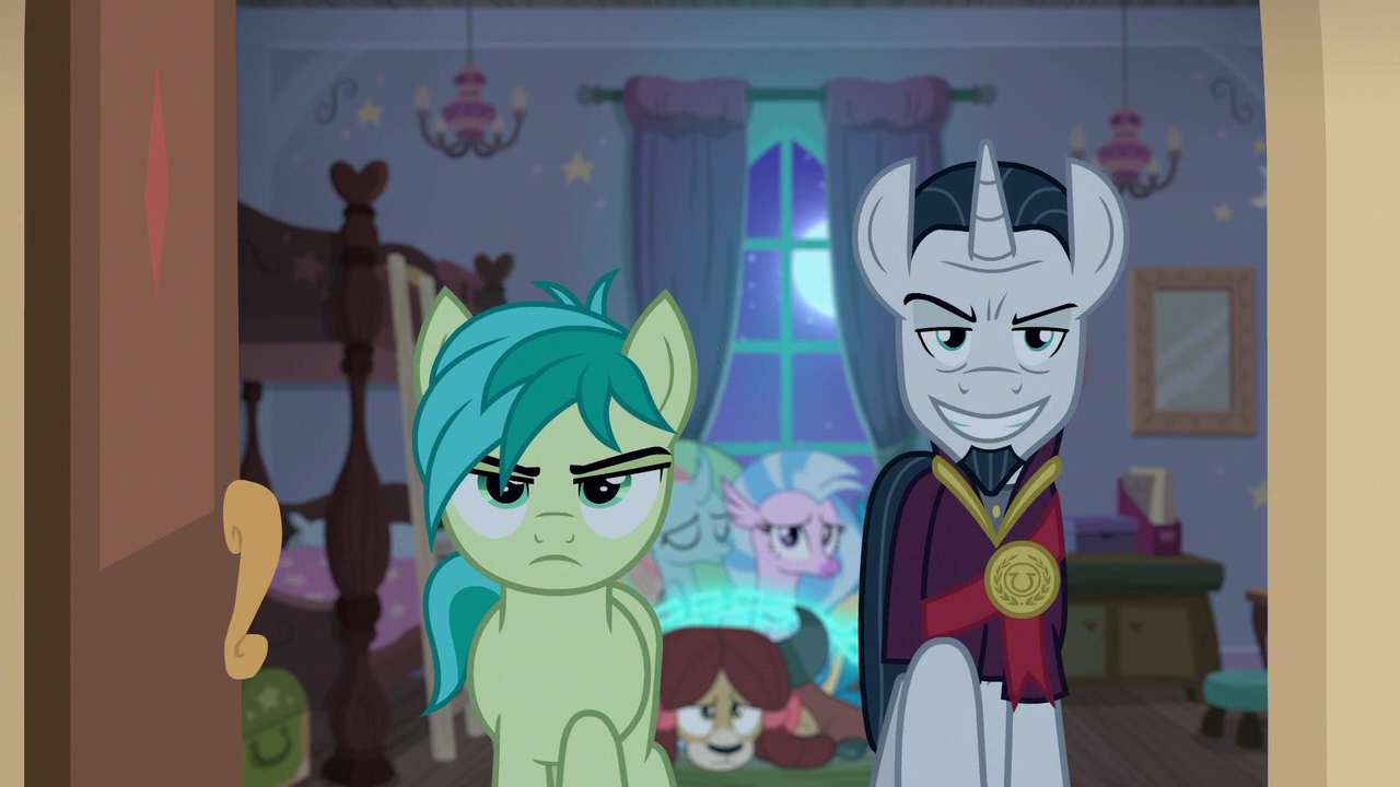 #1866557 - safe, screencap, chancellor neighsay, gallus, ocellus ...