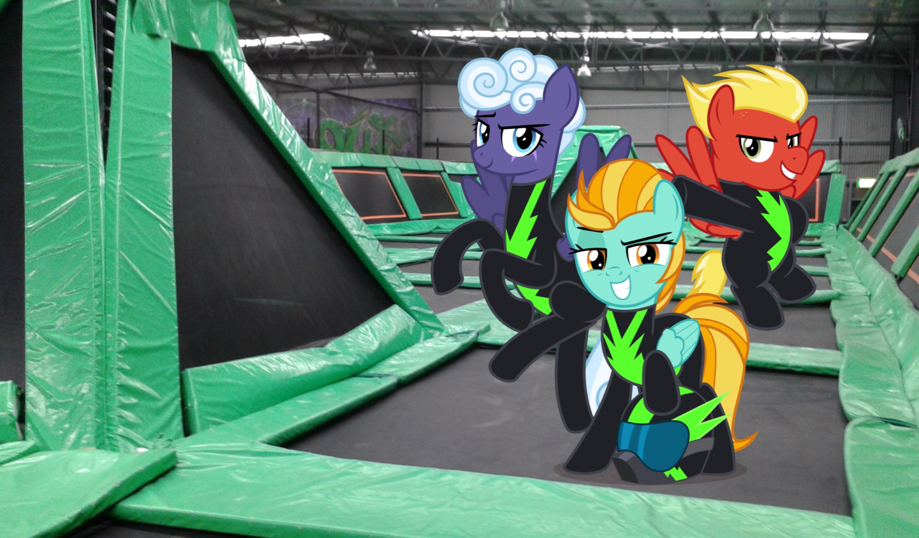 #1866775 - safe, lightning dust, rolling thunder, short fuse, pony, the ...