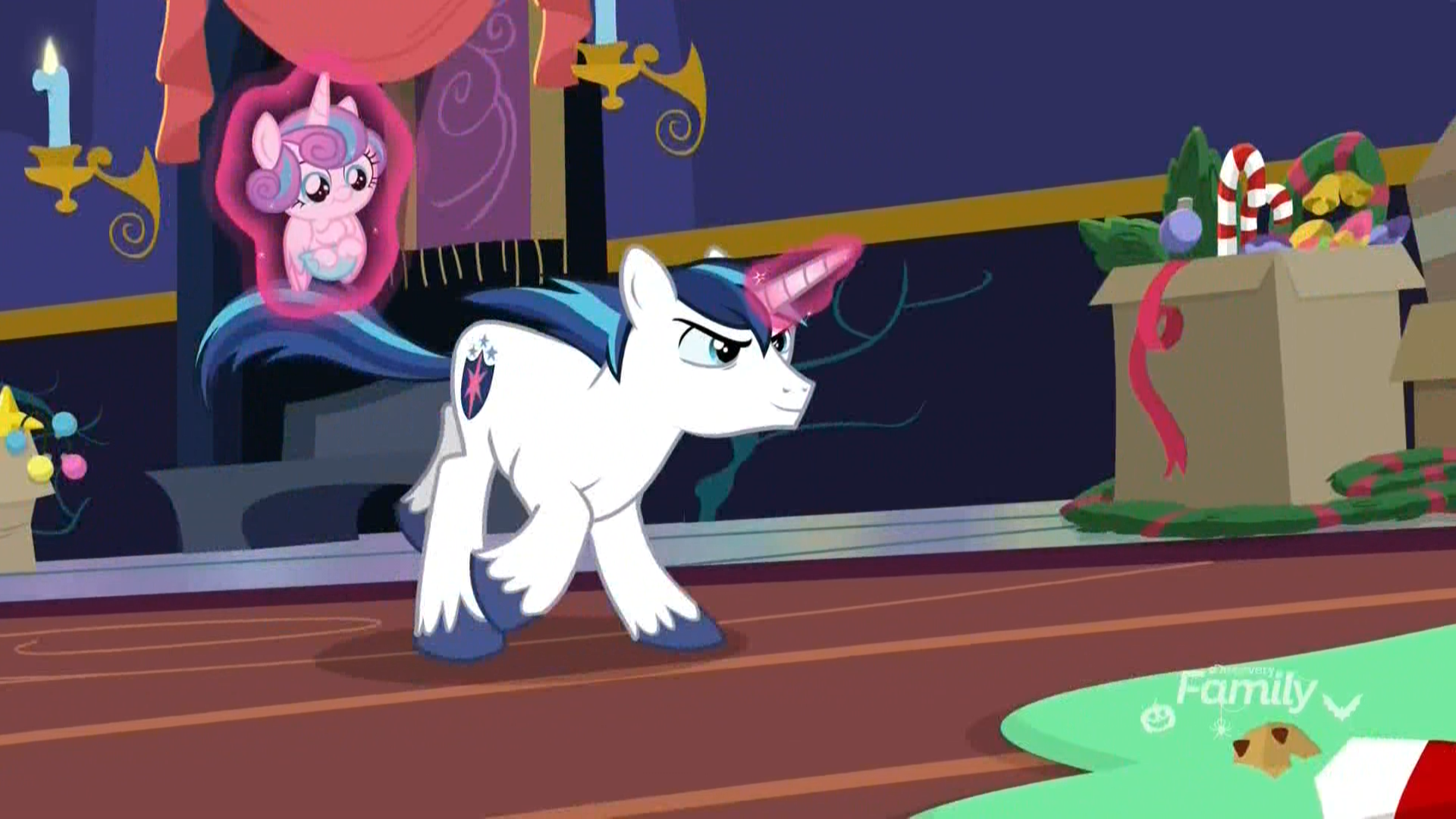 #1868184 - safe, screencap, princess flurry heart, shining armor, pony ...