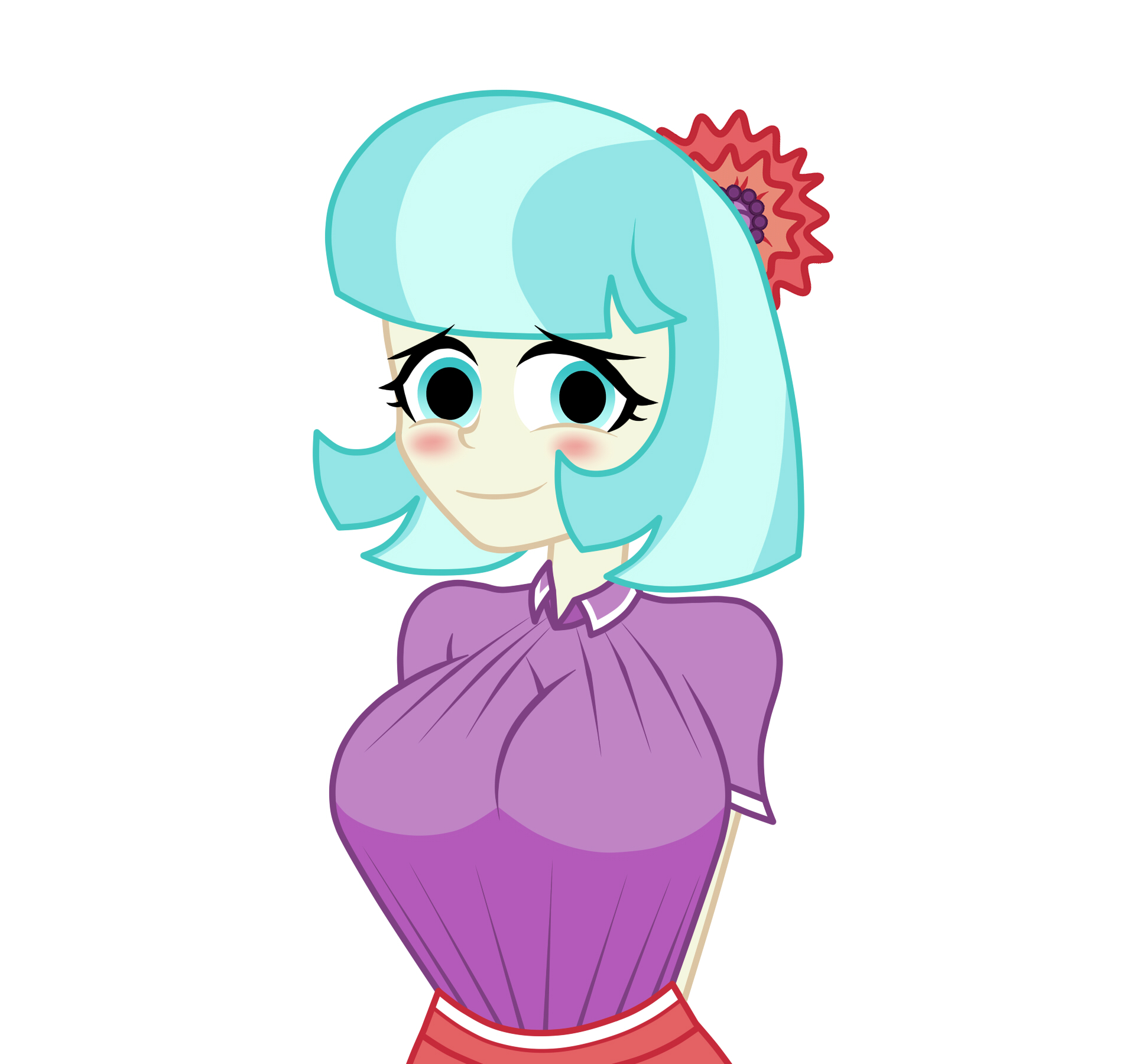 #1880332 - safe, artist:mashoart, coco pommel, equestria girls, arm ...