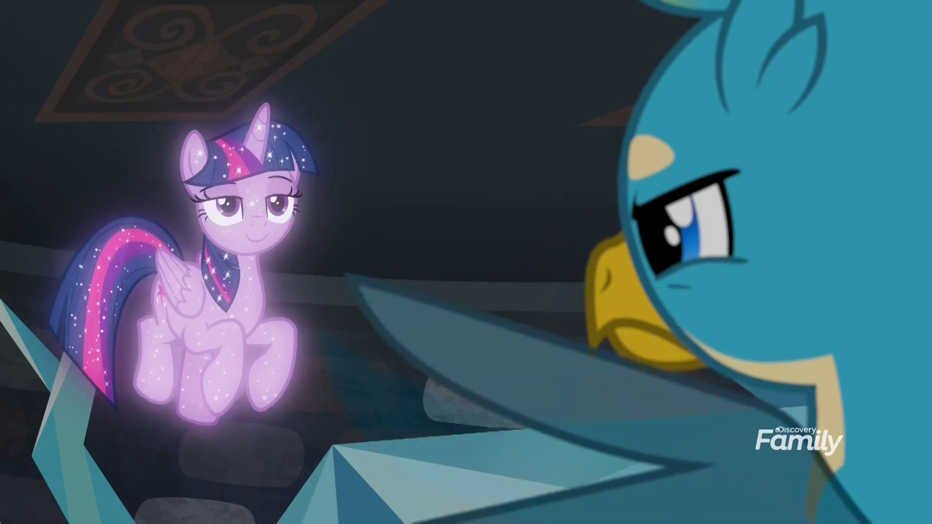 #1885105 - safe, screencap, gallus, tree of harmony, twilight sparkle ...