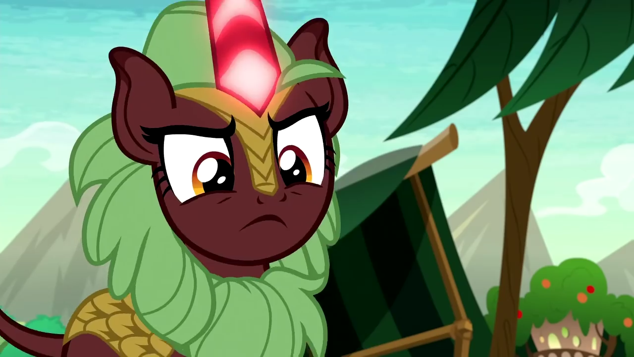 #1873895 - safe, screencap, cinder glow, summer flare, kirin, sounds of ...