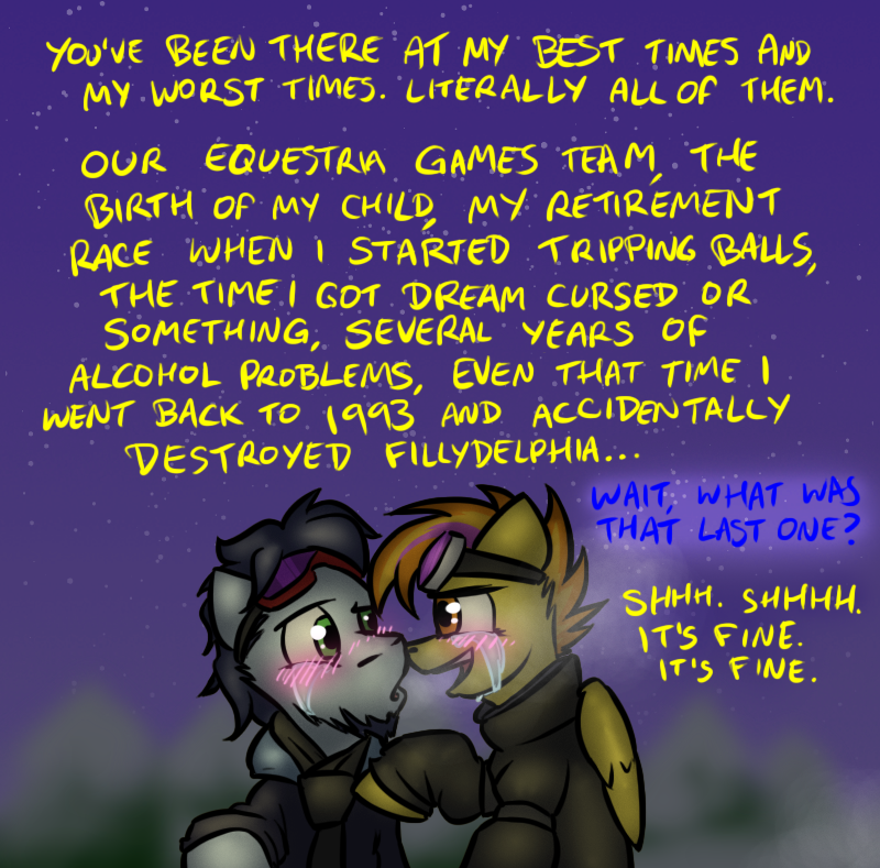 #1894171 - safe, artist:captainhoers, soarin', spitfire, pegasus, pony ...