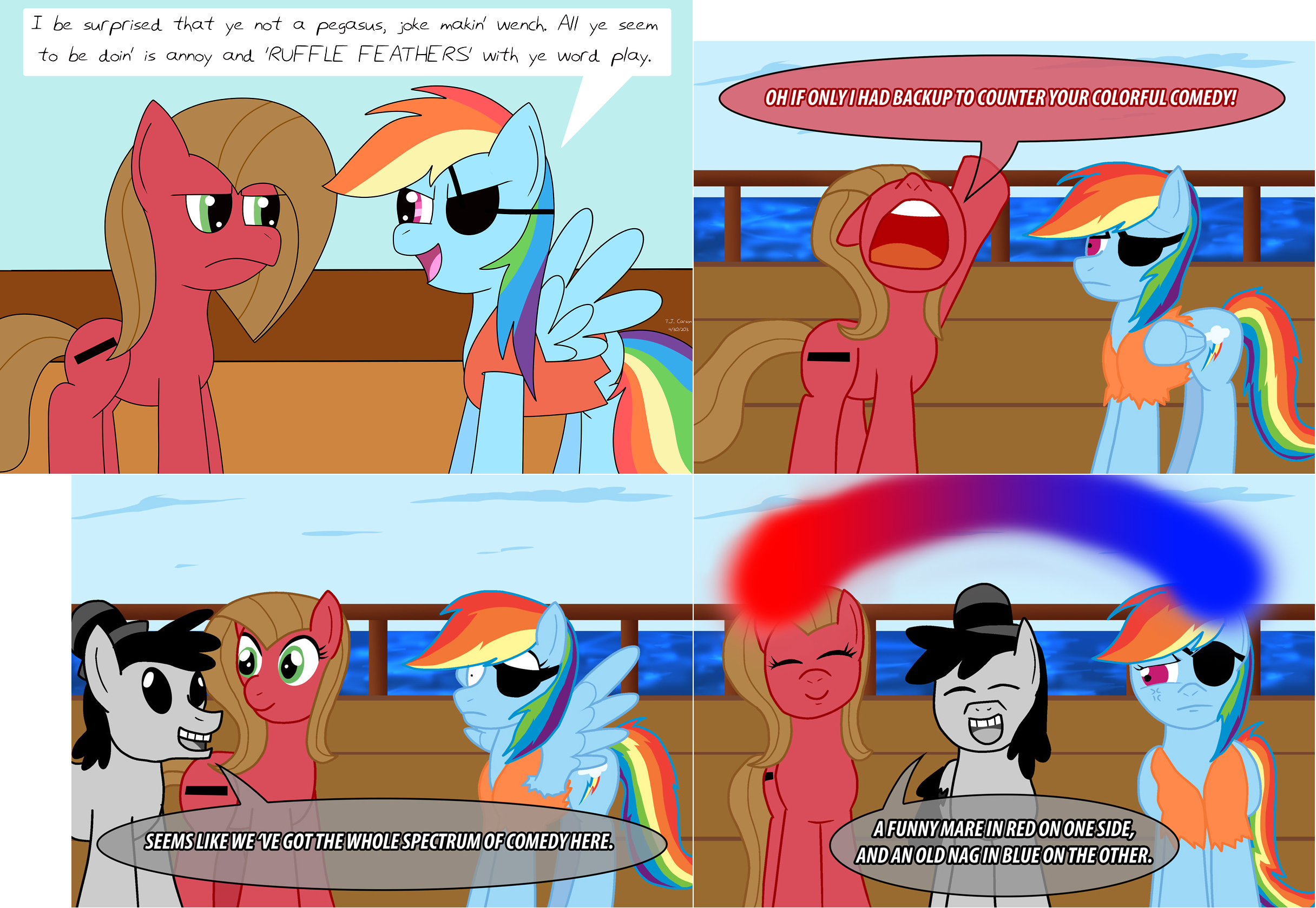 #1907187 - safe, artist:ladyanidraws, artist:toonboy92484, rainbow dash ...