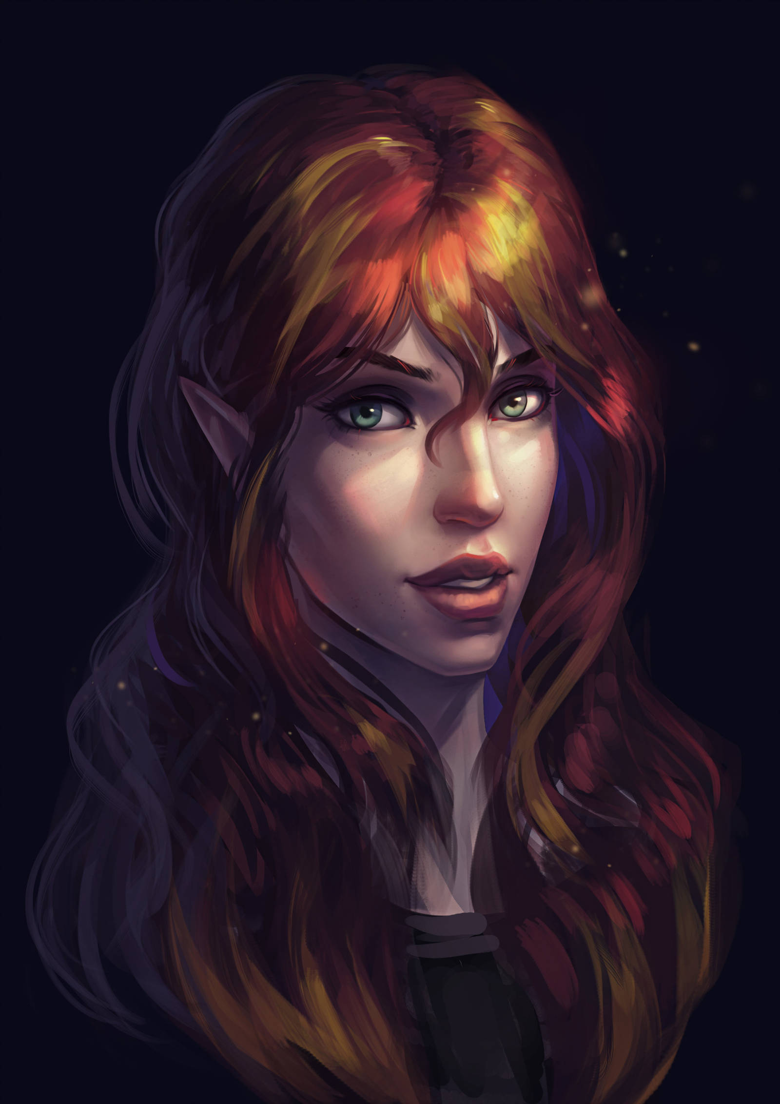 #1911906 - safe, artist:sunset tide, sunset shimmer, human, g4, black ...