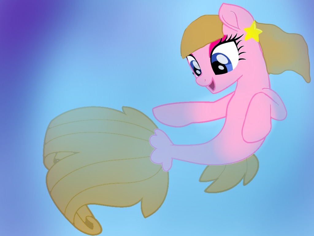 #1897603 - safe, artist:volcanicdash, oc, oc:jilly, sea pony, seapony ...