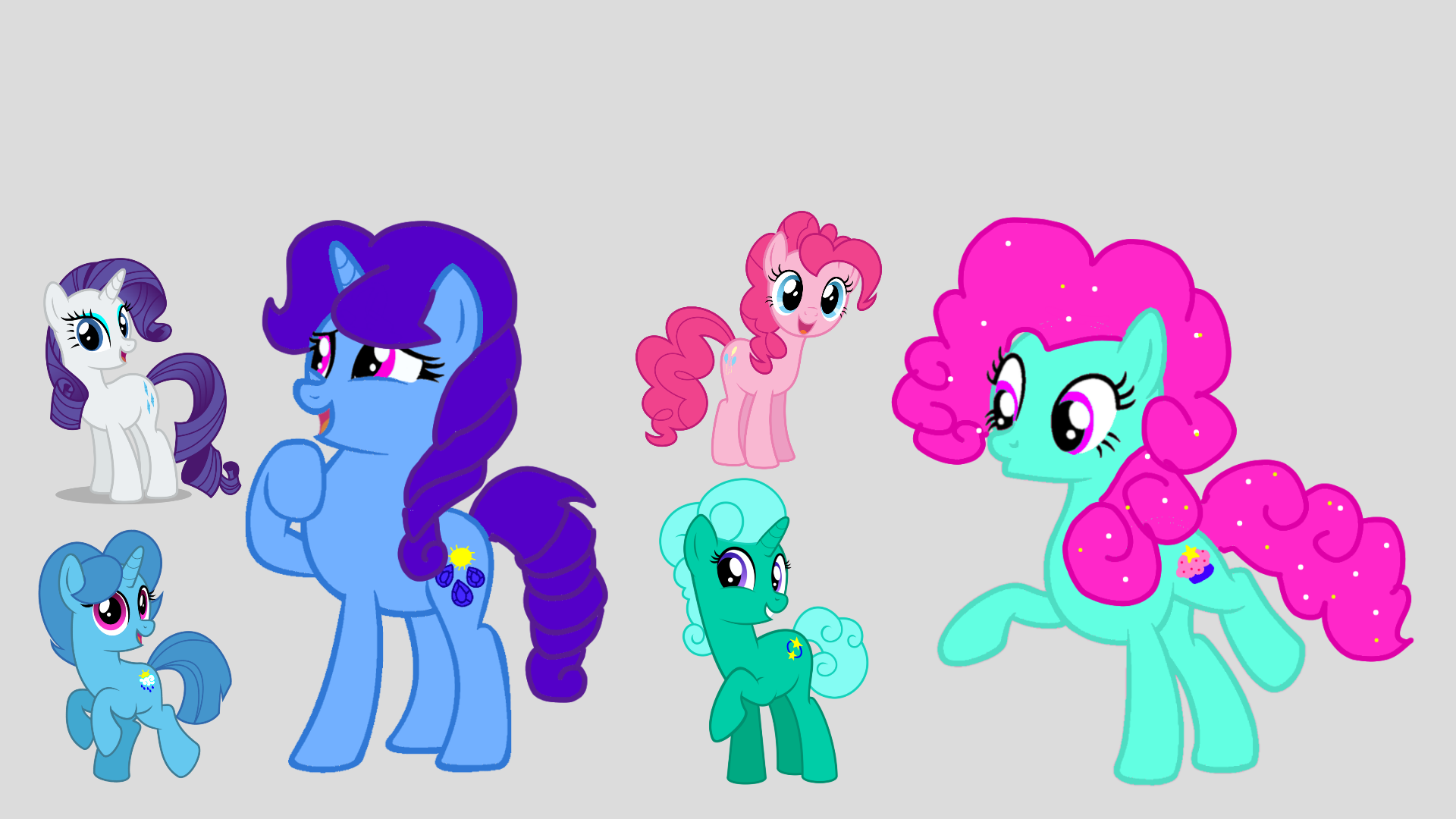 #1900018 - safe, artist:徐詩珮, glitter drops, pinkie pie, rarity, spring ...