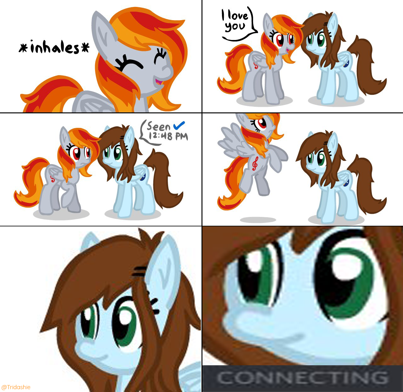 #1675740 - safe, artist:tridashie, edit, oc, oc only, oc:shinycyan, oc ...