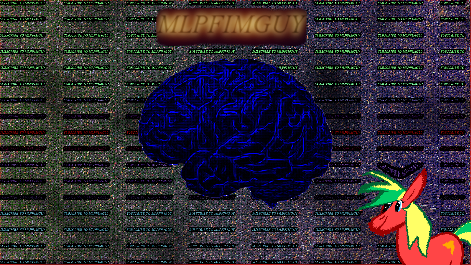 #1669762 - safe, artist:p0p218, oc, advertisement, brain, deformed ...