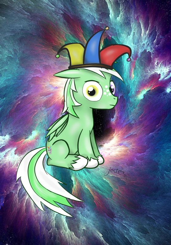 #1673072 - safe, artist:jesterpi, oc, oc only, oc:jester pi, pony ...