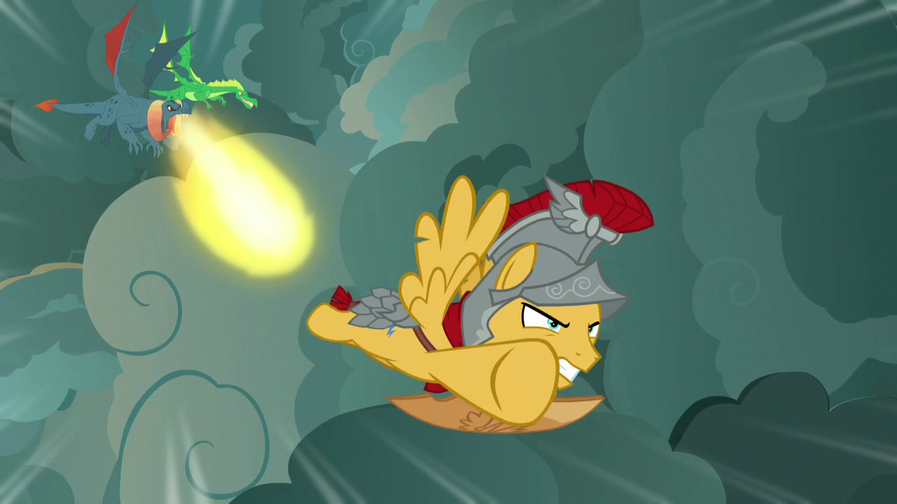 #1696553 - safe, screencap, dragon lord torch, flare (character), flash ...