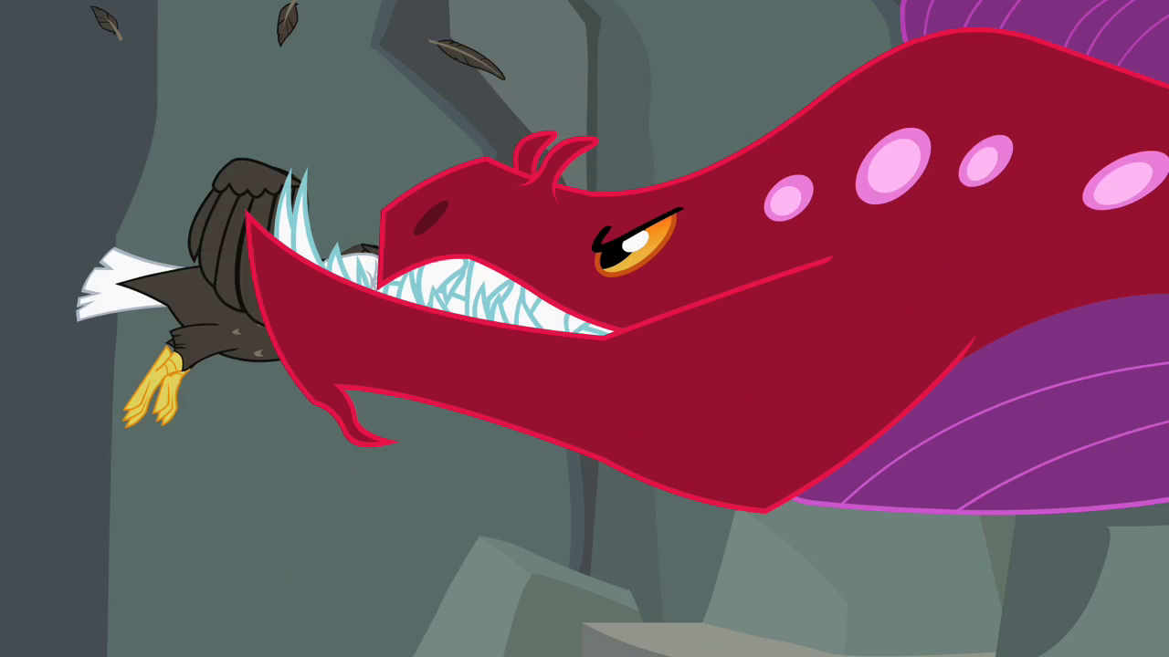 #1715351 - safe, screencap, bald eagle, eagle, eel, quarray eel, may ...