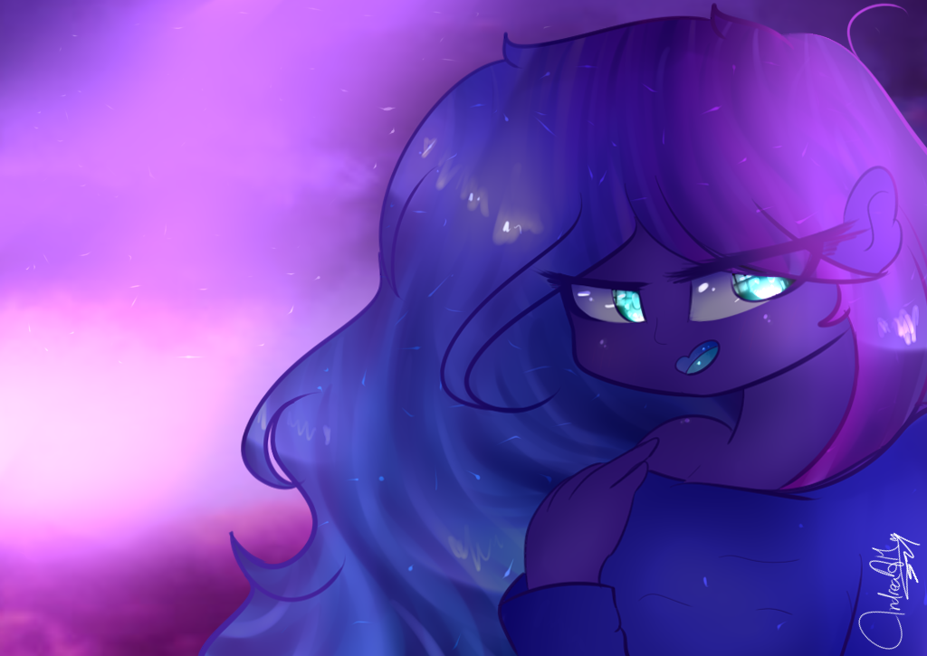 #1715962 - safe, artist:anasflow, oc, oc only, oc:moonlight glitter ...