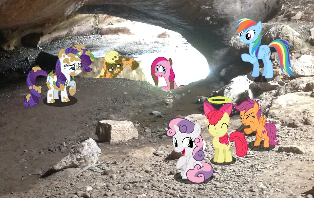 #1717397 - safe, artist:didgereethebrony, apple bloom, applejack ...