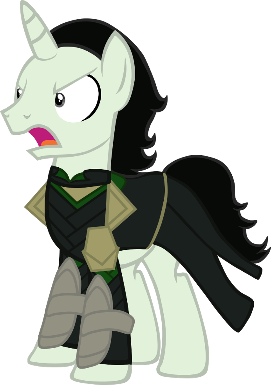 #1717794 - safe, artist:theeditormlp, pony, unicorn, clothes, loki ...