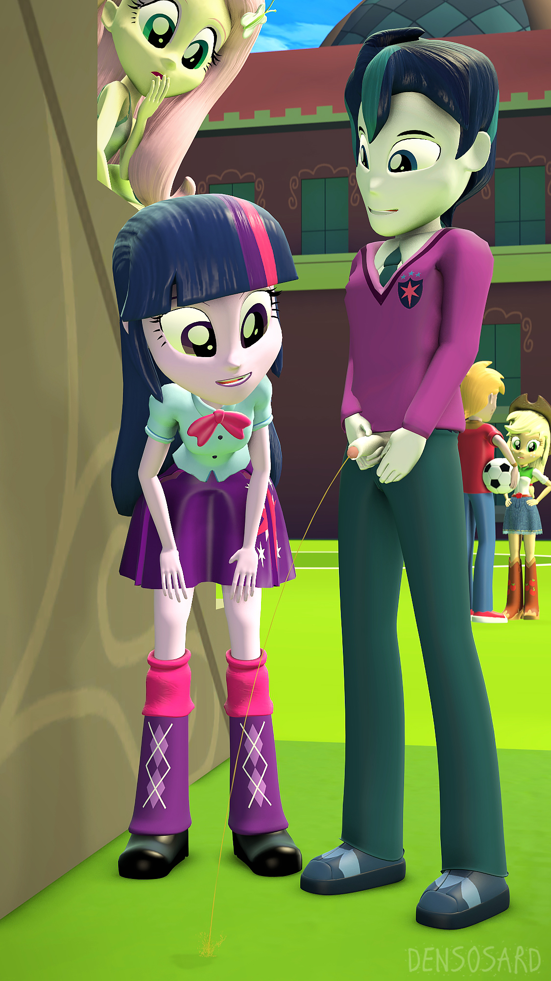 1744283 Explicit Artist Densosard Alumnus Shining Armor Applejack