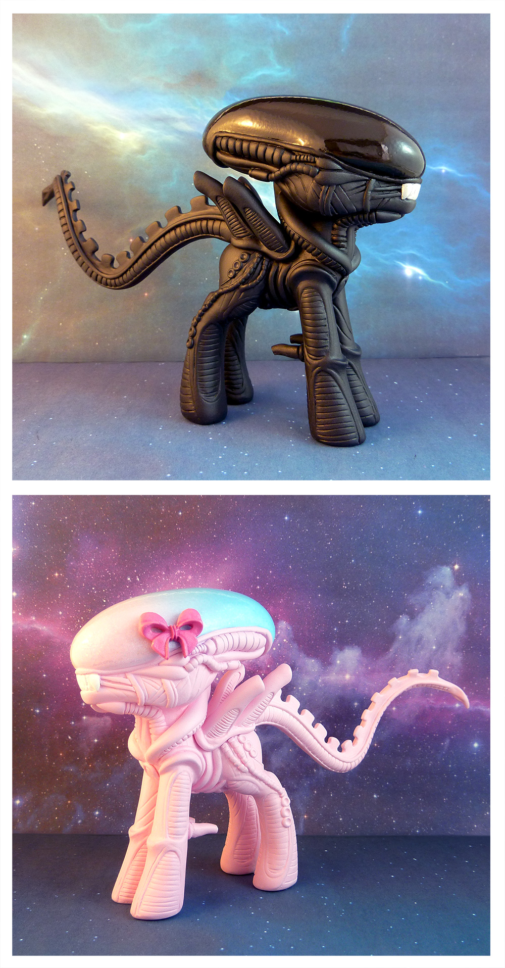 #1744824 - safe, artist:krowzivitch, alien, pony, xenomorph, alien ...