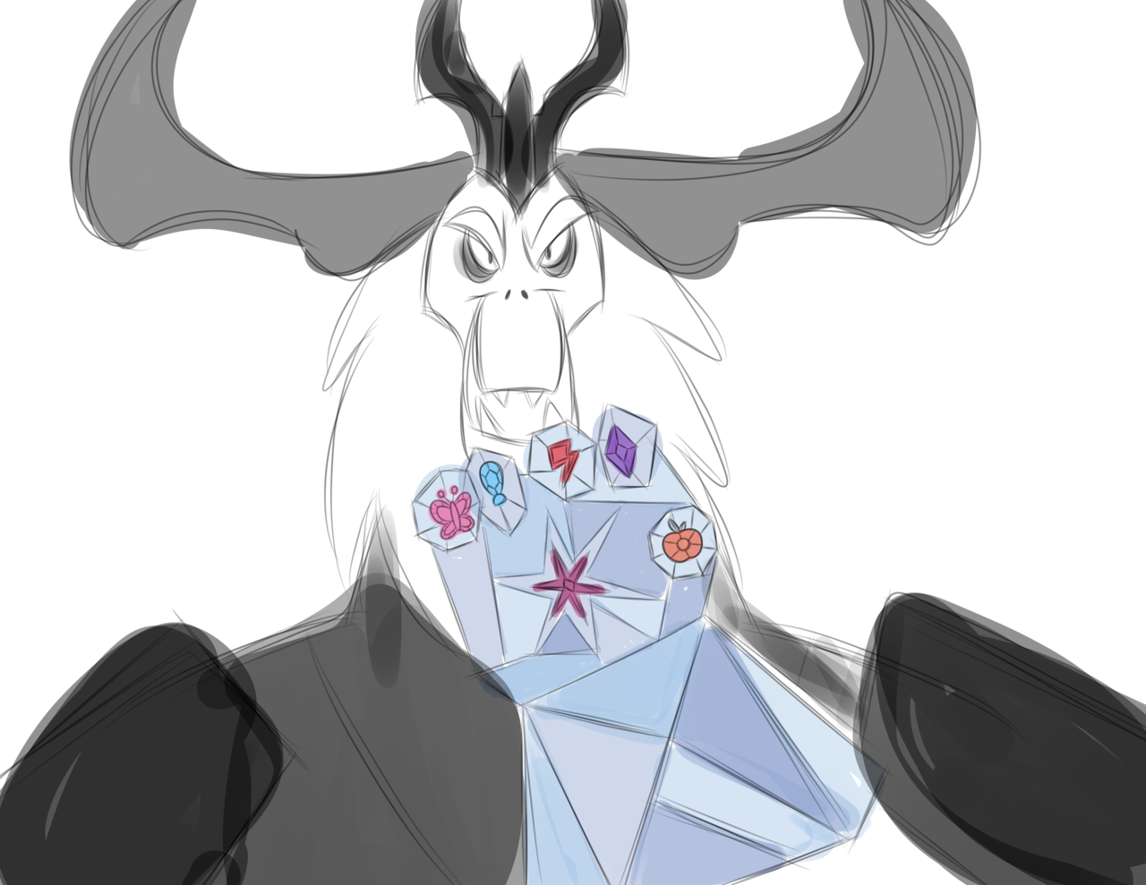 #1723379 - safe, artist:msmikail, storm king, my little pony: the movie ...