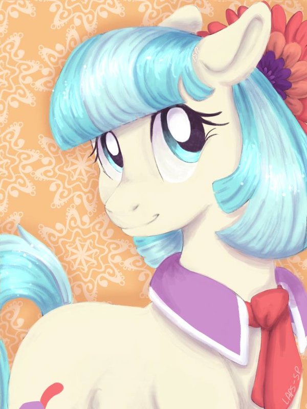 #1724544 - safe, artist:laps-sp, coco pommel, earth pony, pony, g4 ...