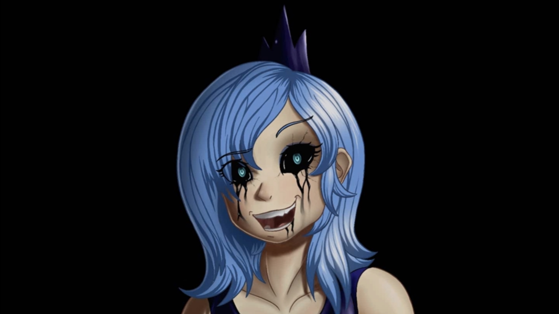 #1727638 - semi-grimdark, artist:askloona, princess luna, human, loony ...