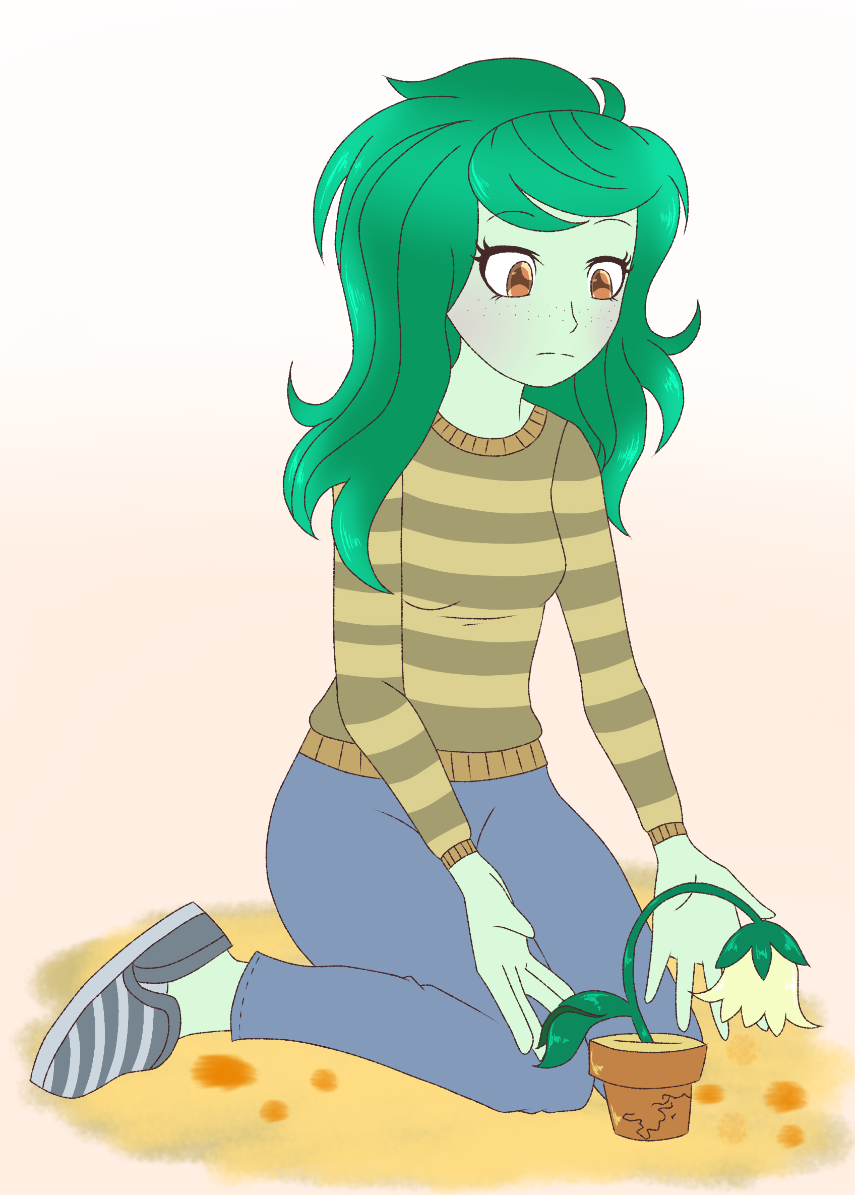 #1758096 - safe, artist:mlprocker123, wallflower blush, equestria girls ...