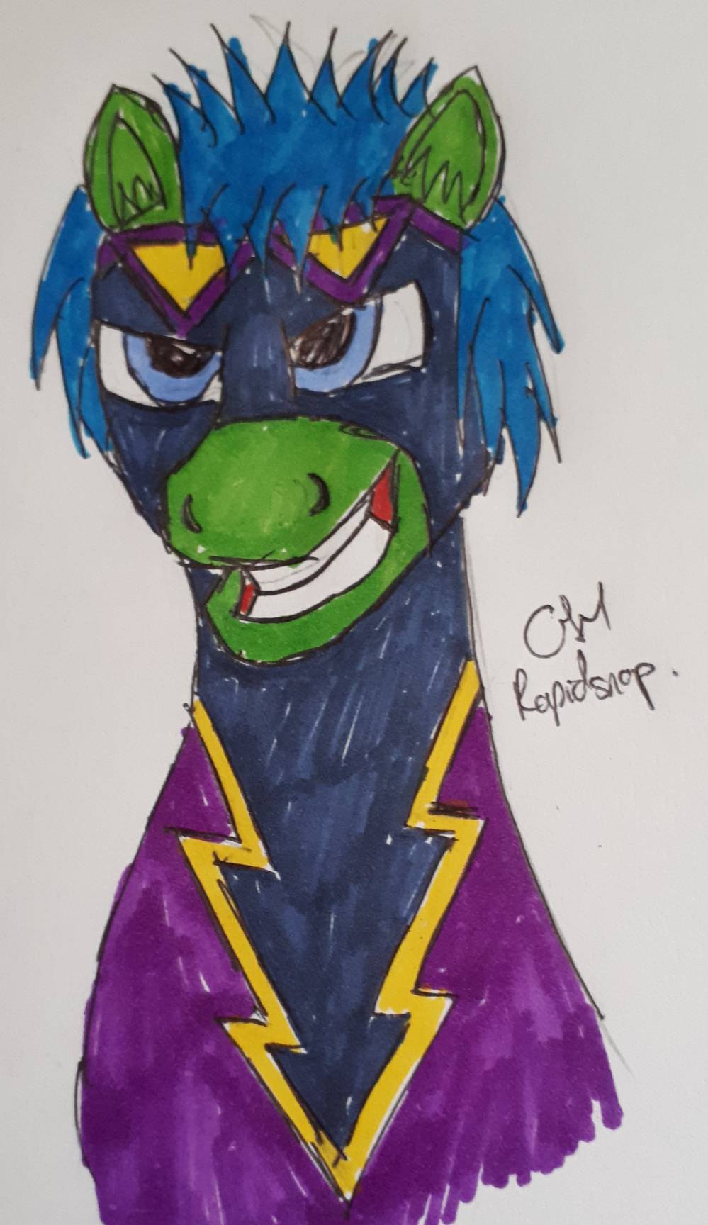 #1760003 - safe, artist:rapidsnap, oc, oc only, oc:rapidsnap, pony ...