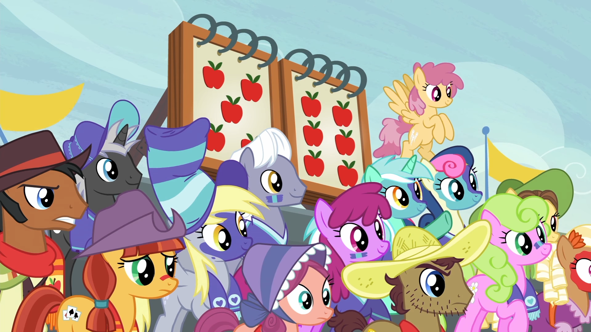 #1763531 - safe, screencap, berry punch, berryshine, beuford, bon bon ...