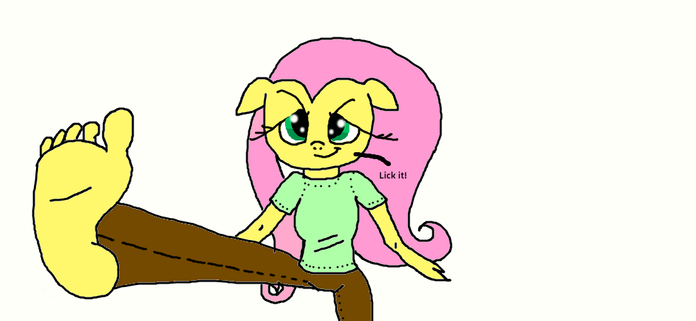 #1765758 - suggestive, anonymous artist, fluttershy, anthro ...