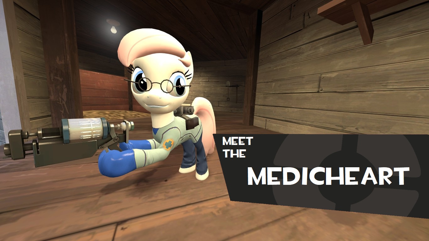 #1770360 - 3d, artist:daemonbombinc, gmod, medic, nurse redheart, safe ...