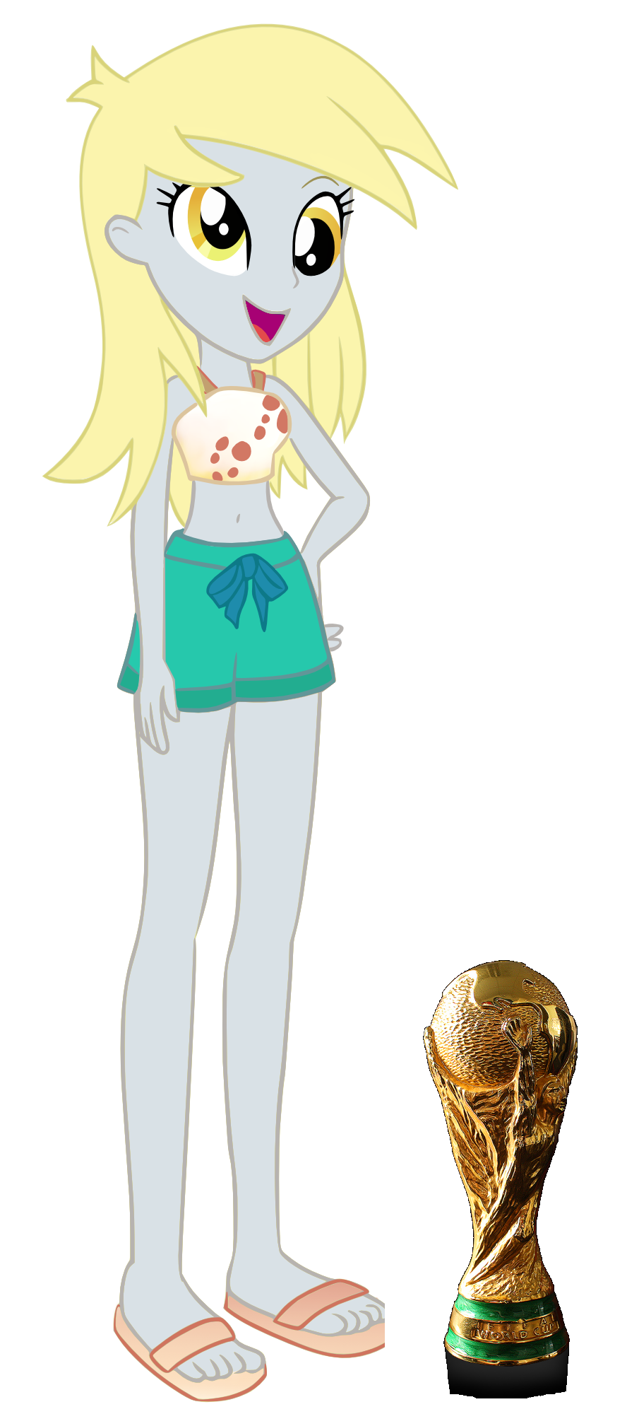 #1778184 - safe, derpy hooves, equestria girls, feet, football, sandals ...