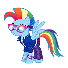 #1785228 - 80s, gameloft, glam rock dash, makeup, rainbow dash, retro ...
