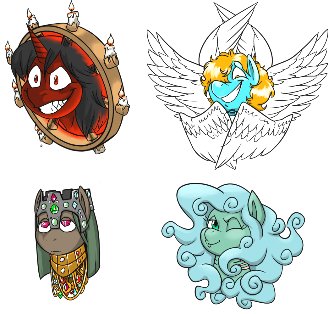 #1787252 - semi-grimdark, artist:hardway bet, oc, angel, seraph ...