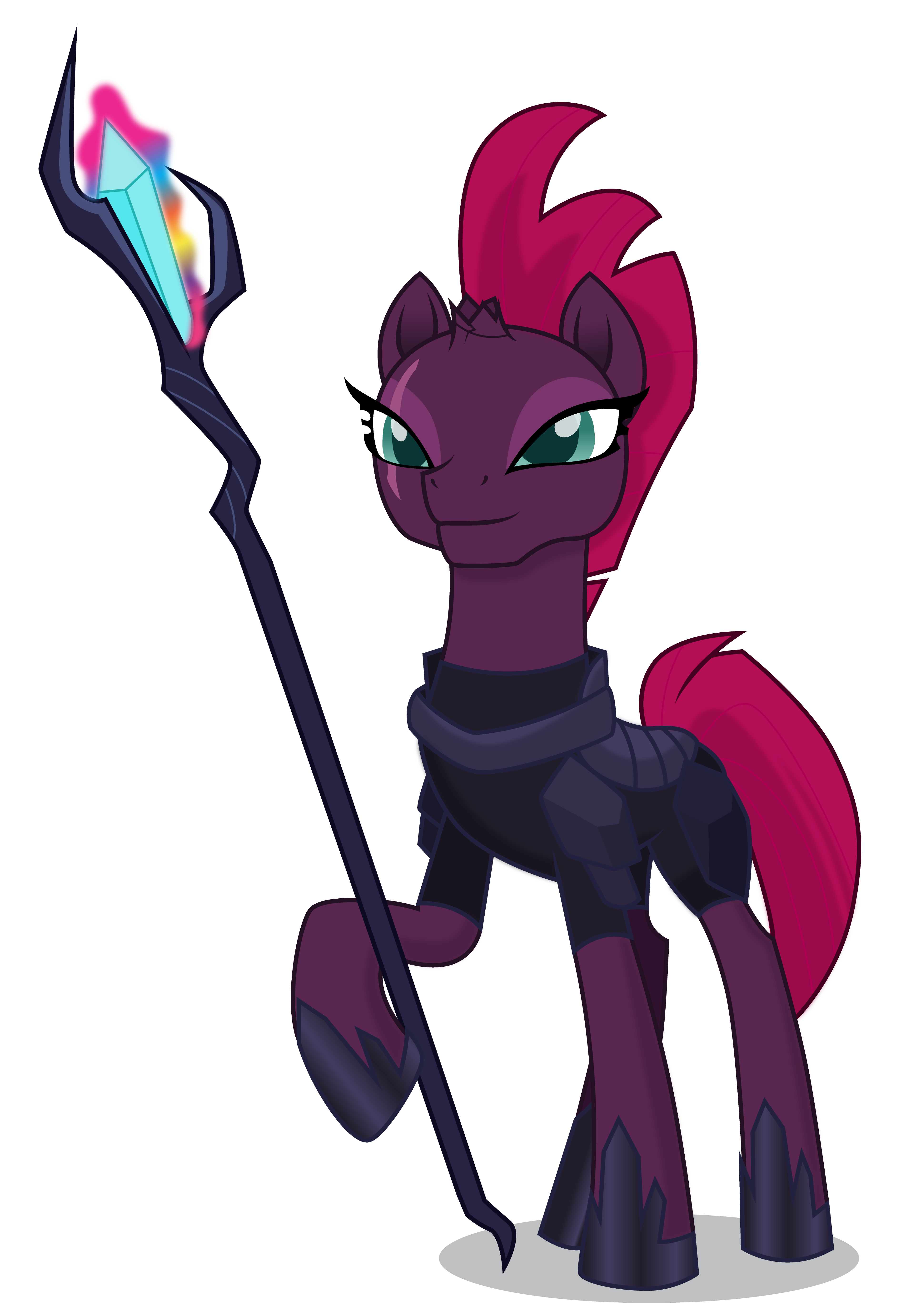 #1788861 - safe, artist:dragonchaser123, tempest shadow, pony, unicorn ...