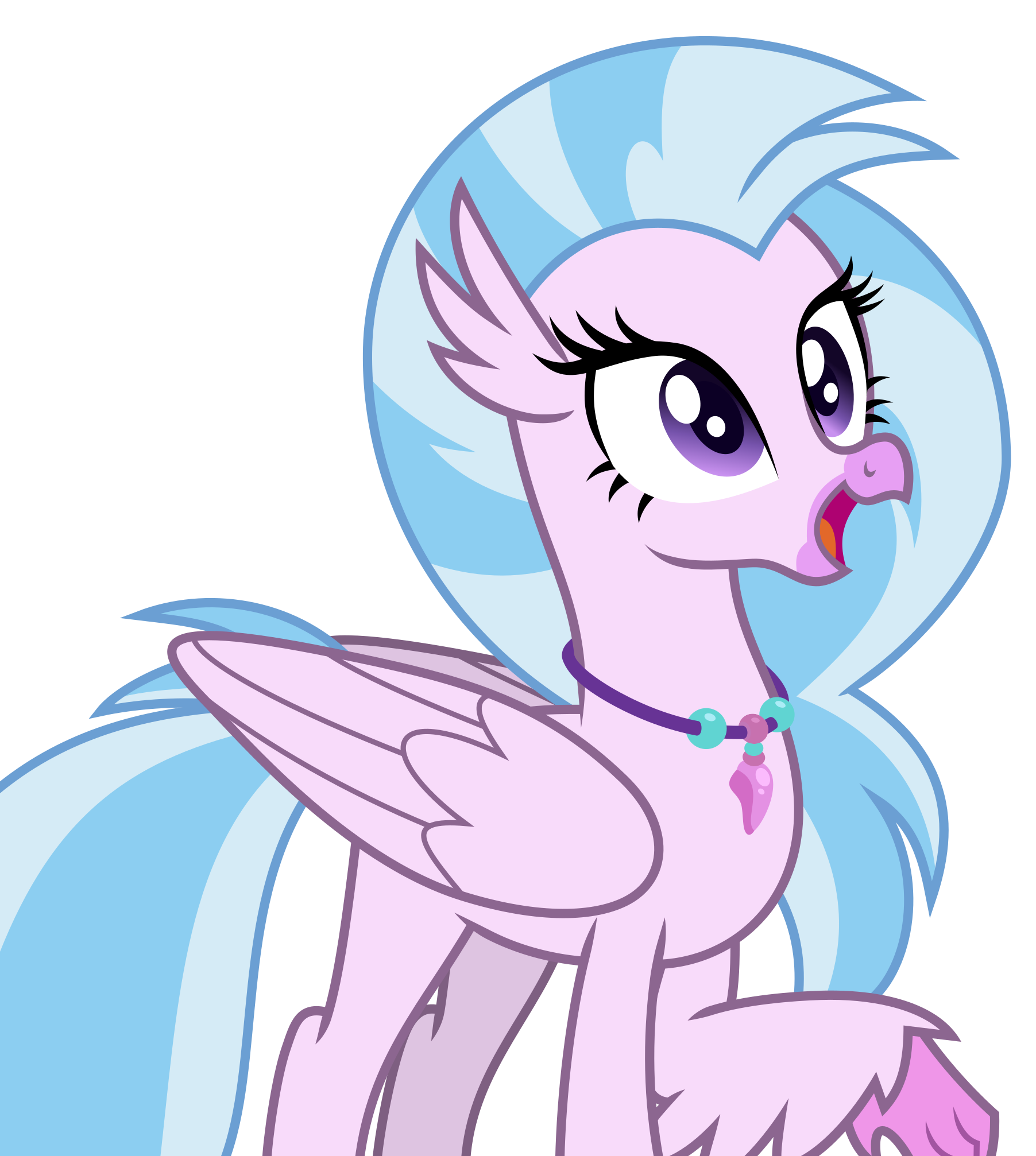 #1772415 - safe, artist:семена мертвых, silverstream, g4, my little ...