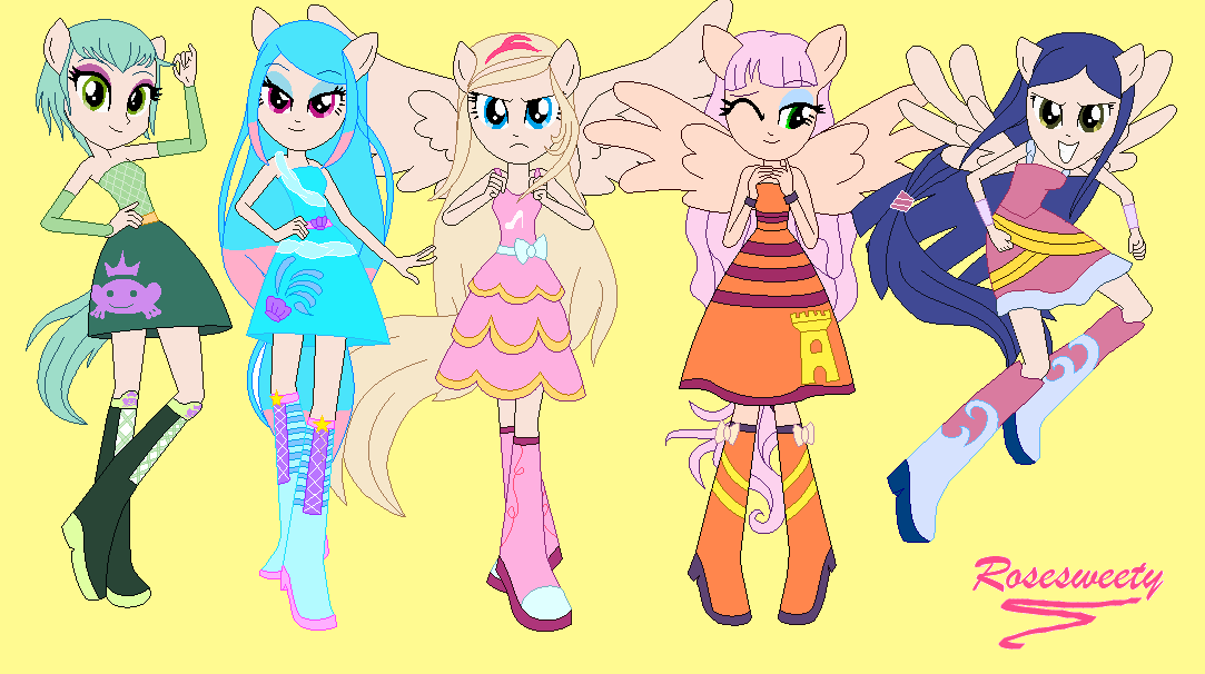 #1803167 - safe, artist:rosesweety, equestria girls, g4, astoria ...