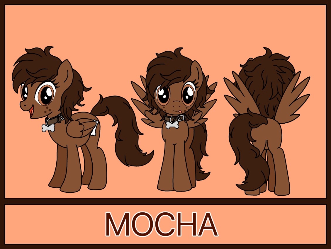 #1807748 - safe, artist:linedraweer, oc, oc only, oc:mocha, pegasus ...